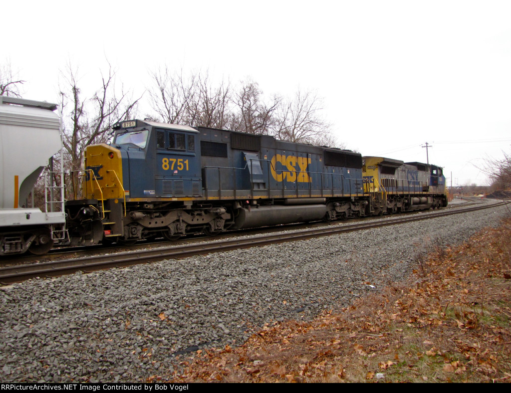 CSX 8751 and 7824